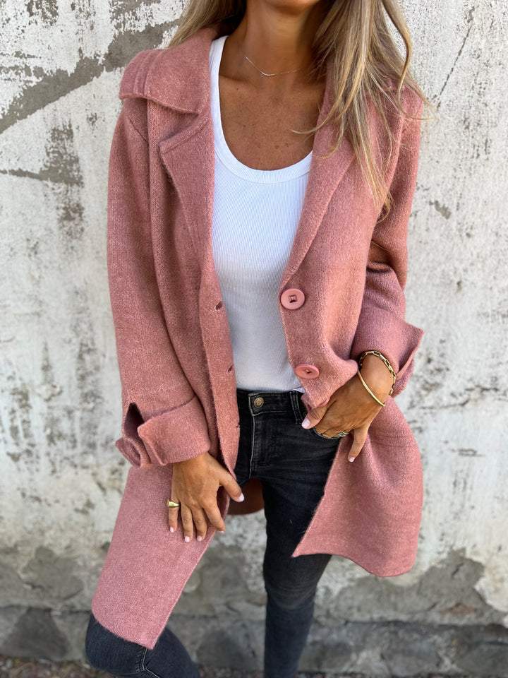 Brianna™ Long Knit Coat – aussie-wear